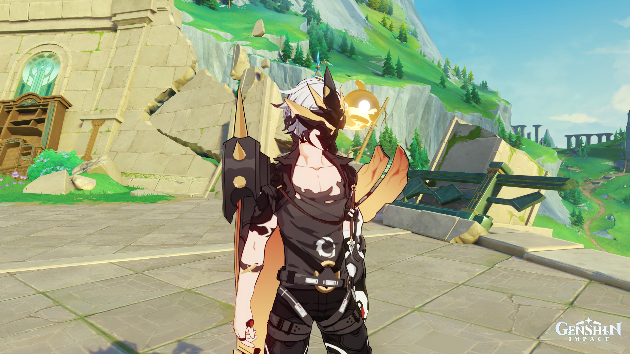 Kalpas from Honkai impact over Wriothesley Mod for Genshin Impact | GI Mods