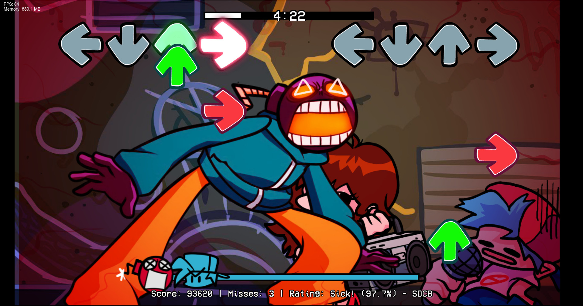 Retrospecter Ballistic Rechart + Mod for Friday Night Funkin' | FNF Mods