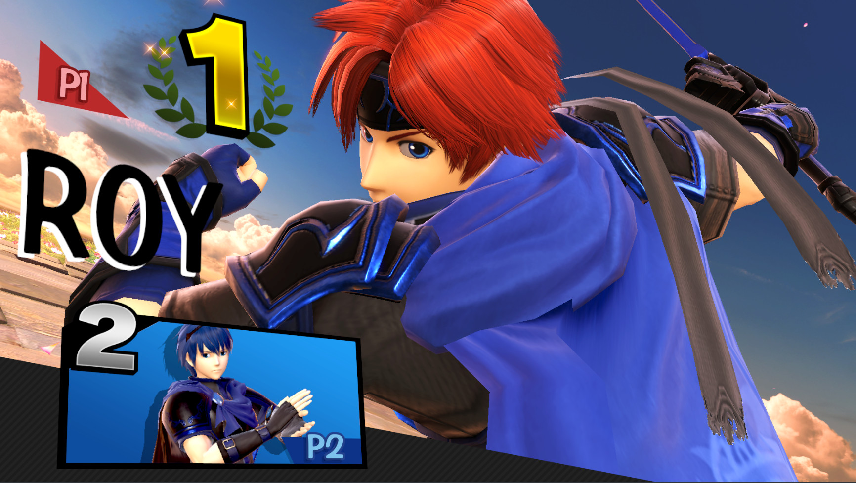 Black and Blue Roy Mod for Super Smash Bros. Ultimate | SSBU Mods