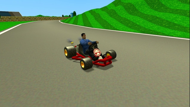Retro Mario Kart Pipe Frame SCar Mod for Garry's Mod | GMod Mods