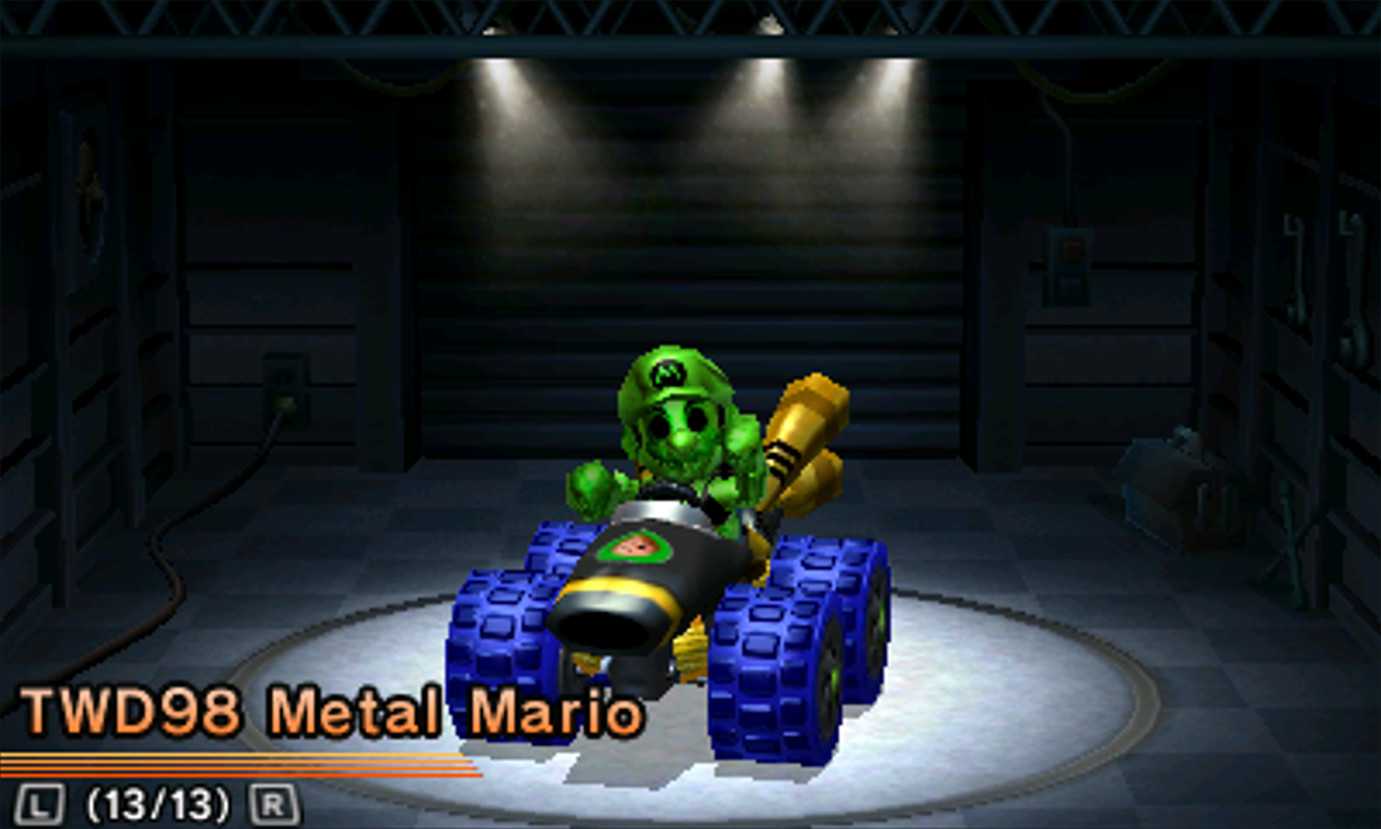 TWD98 Metal Mario Mod for Mario Kart 7 | MK7 Mods