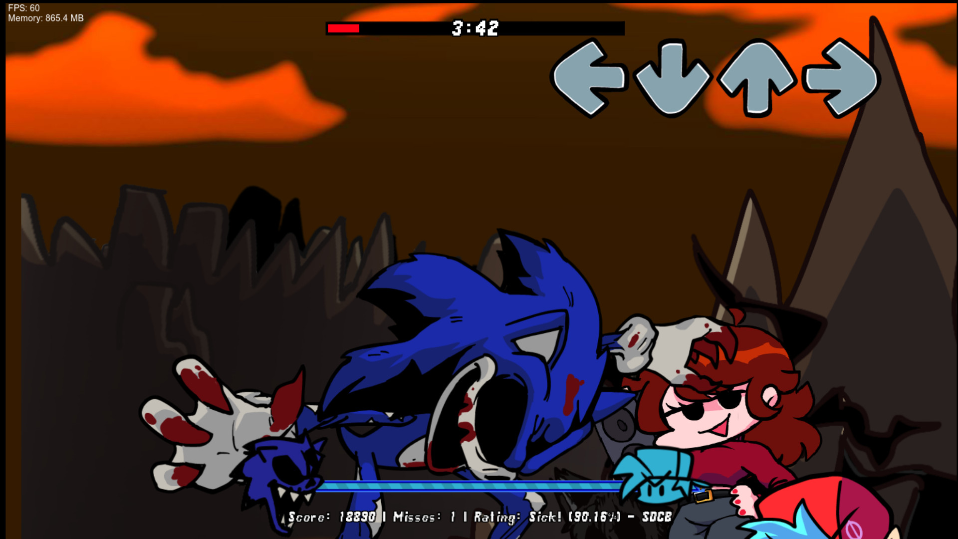 Sonic.exe Reborn Mod for Friday Night Funkin' | FNF Mods