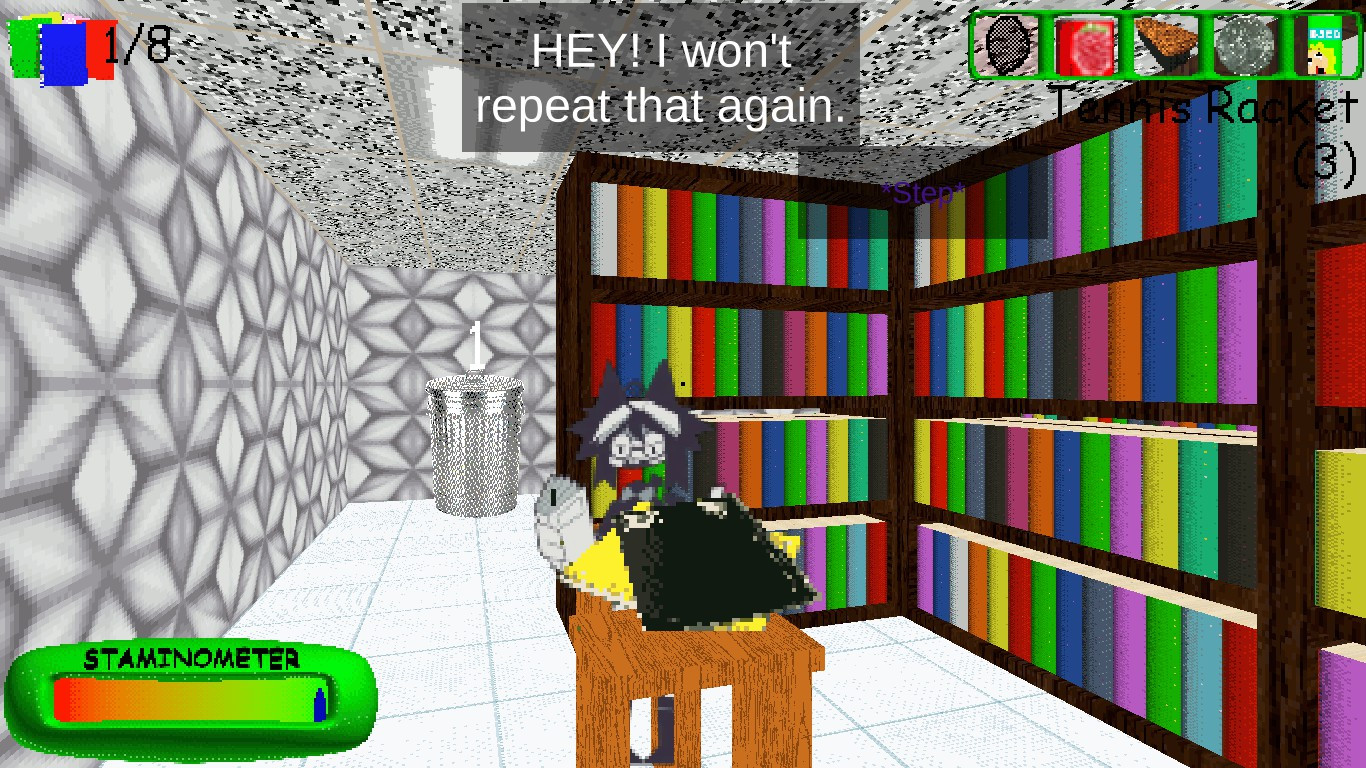 kevin over focus student Mod for Baldi's Basics | Baldi Mods