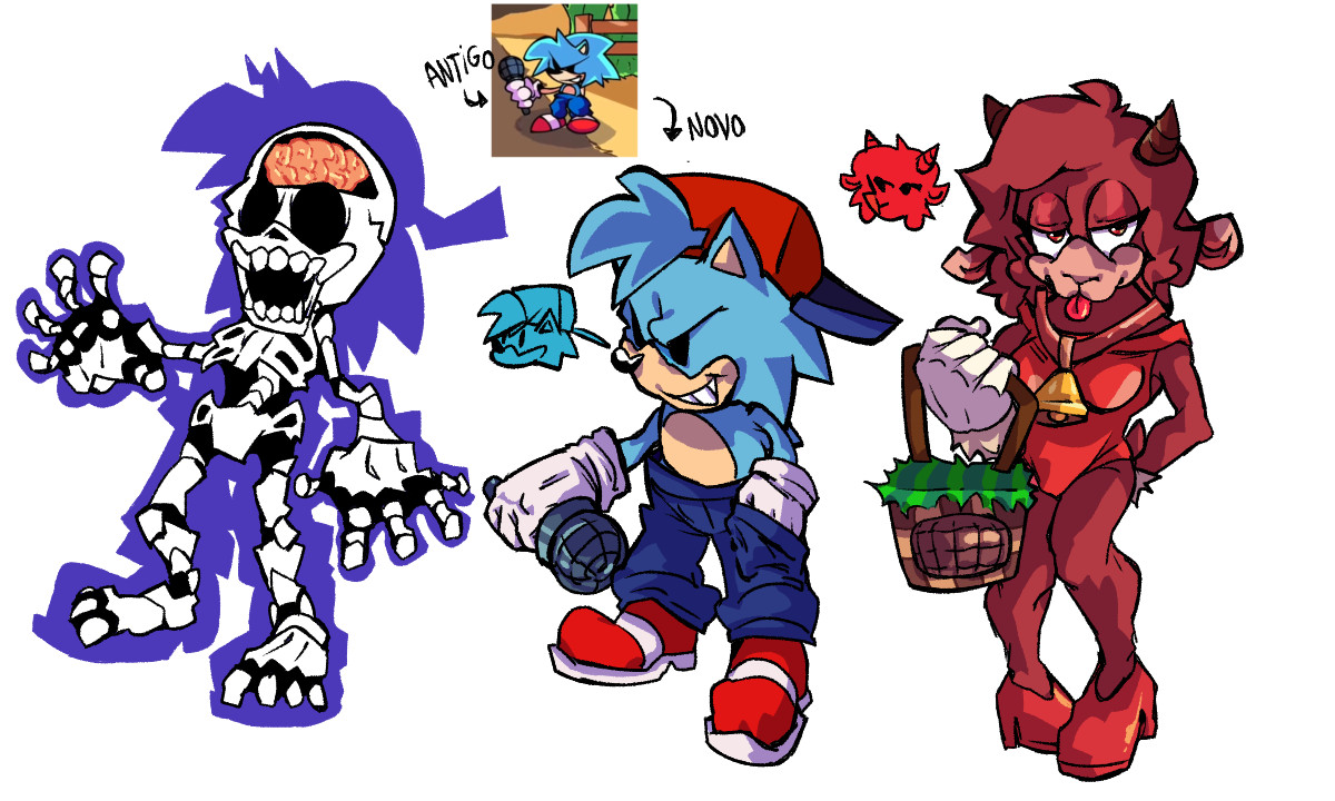 BF The Hedgehog (Sonic) Mod for Friday Night Funkin' | FNF Mods