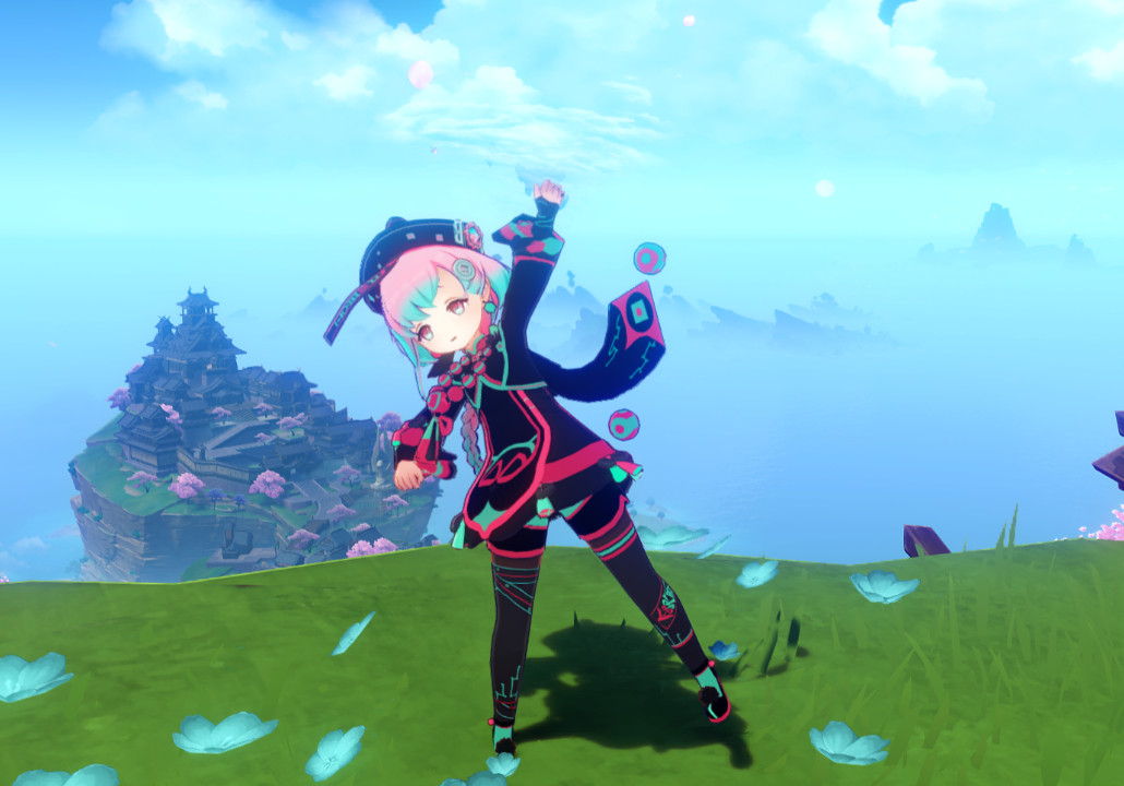 Neon Qiqi Mod for Genshin Impact | GI Mods