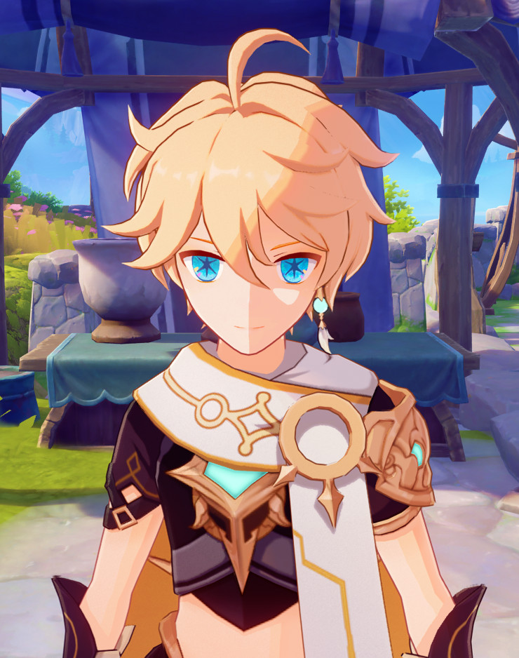 Aether Star Eye Texture (Edit) Mod for Genshin Impact | GI Mods