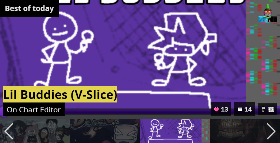 Lil Buddies (V-Slice) Mod for Friday Night Funkin' | FNF Mods