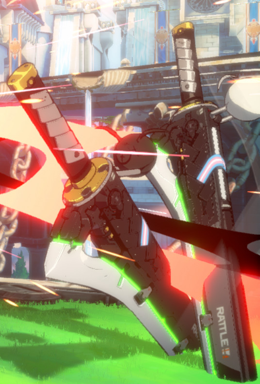 Ramlethal trans pride flag Mod for GUILTY GEAR -STRIVE- | GGST Mods