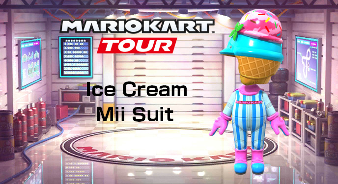 MKT Ice Cream Mii Suit Mod for Mario Kart 8 | MK8 Mods