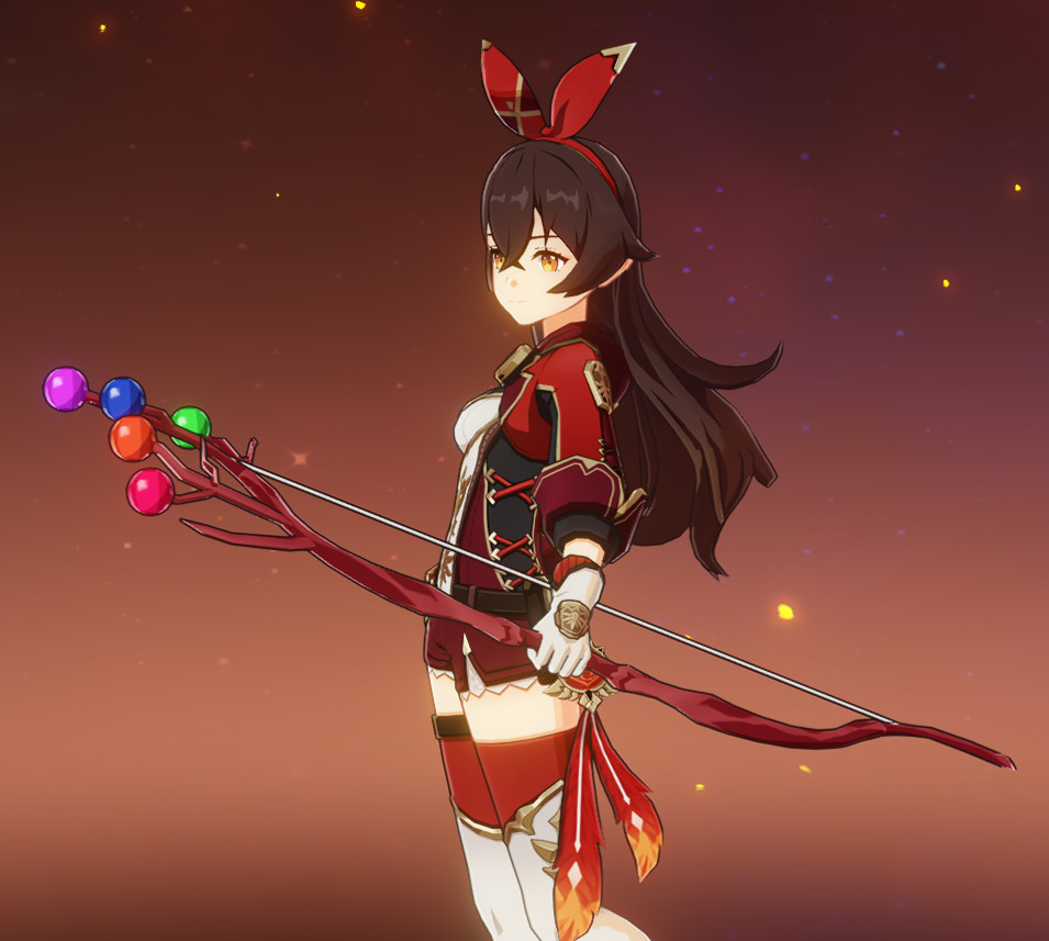 Relic Kaguya's bow (Sharpshooter's Oath) Mod for Genshin Impact | GI Mods