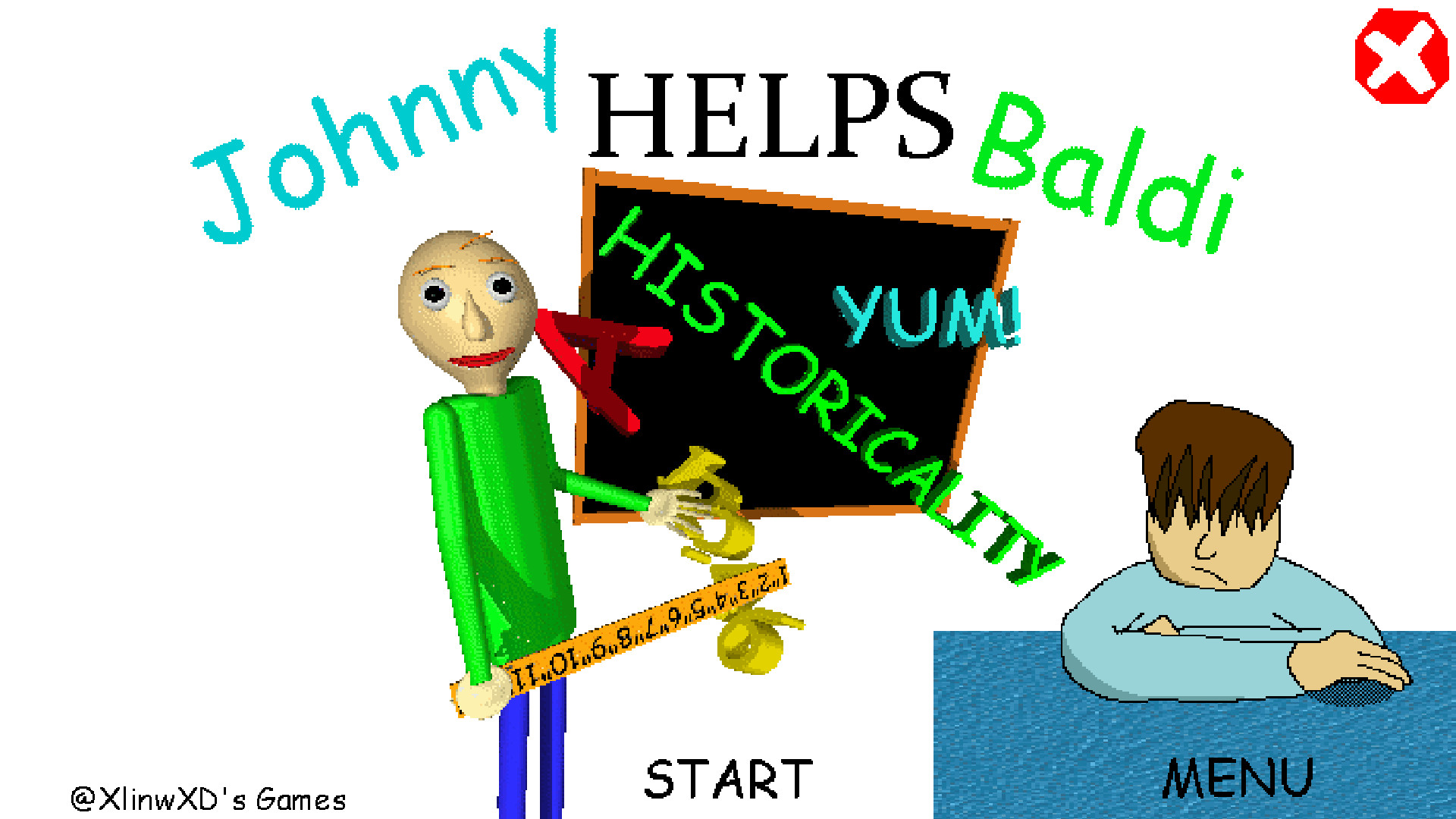 Johnny Helps Baldi Mod for Baldi's Basics | Baldi Mods