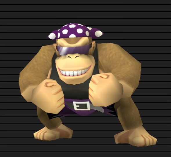 Purple Star Funky Kong Mod for Mario Kart Wii | MKWii Mods