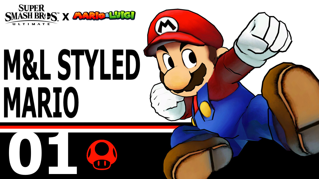 M&L Styled Mario Mod for Super Smash Bros. Ultimate | SSBU Mods