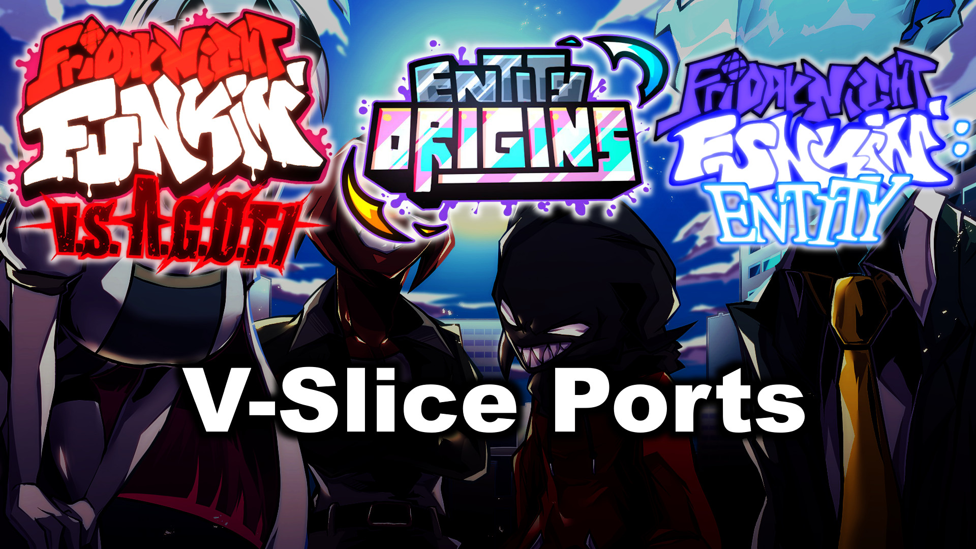 V-Slice Entity 3 Pack Mod for Friday Night Funkin' | FNF Mods
