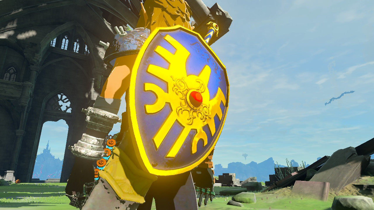 DQ11 Sword of Light/Erdrick's Shield Mod for The Legend of Zelda: Tears ...