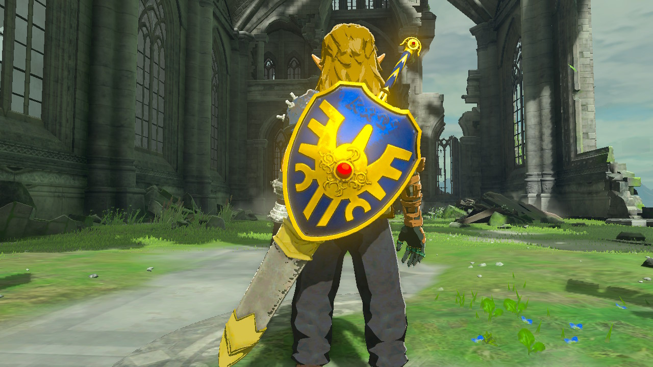 DQ11 Sword of Light/Erdrick's Shield Mod for The Legend of Zelda: Tears ...