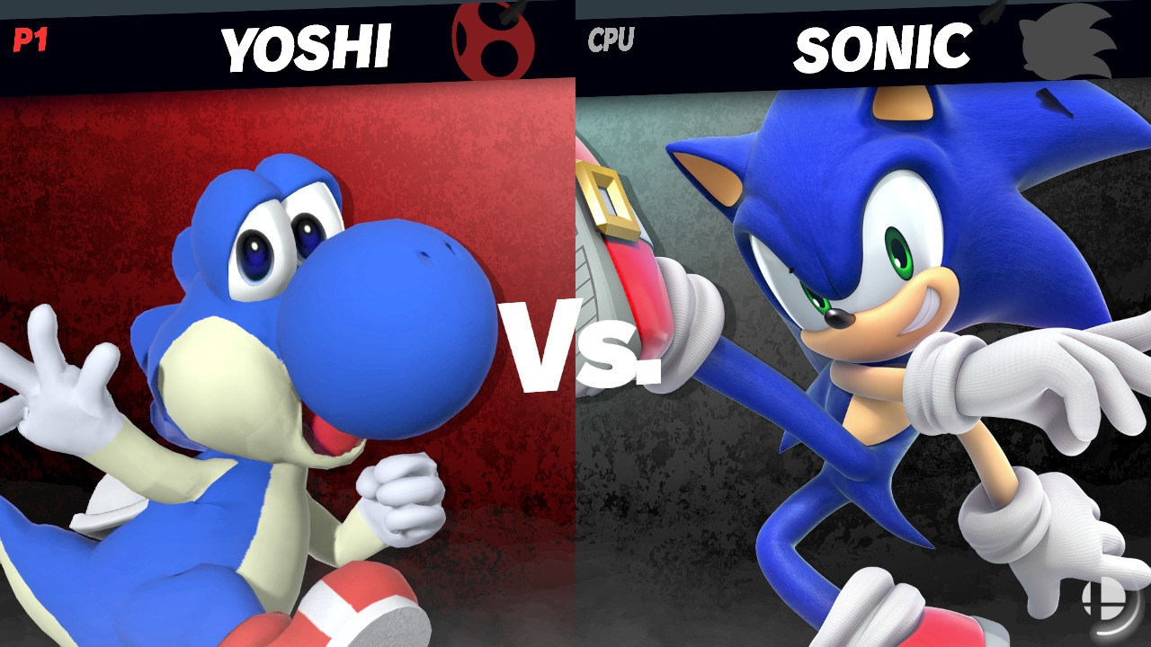 Yoshi Vs Sonic