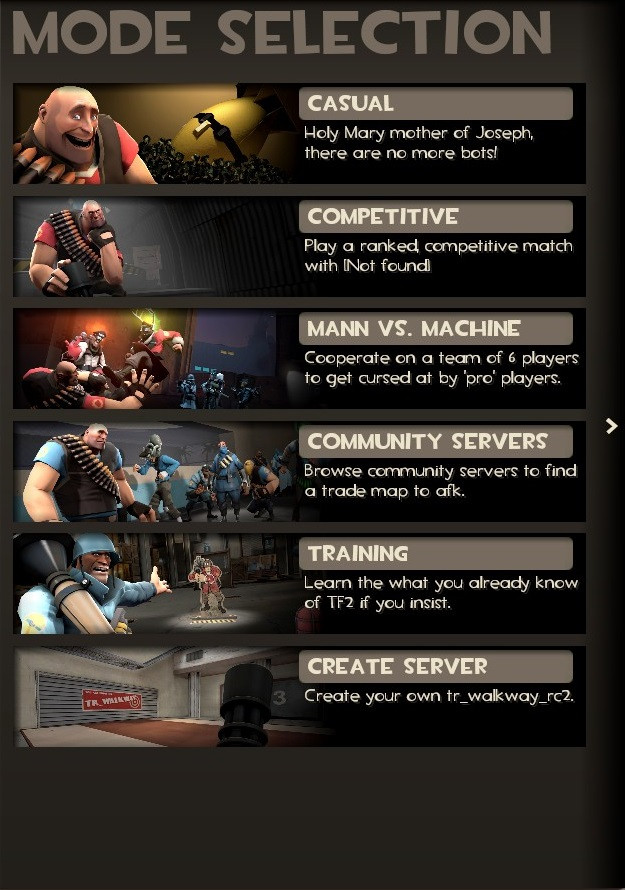 Game Mode Portraits Based on a True Story |On hold Mod for Team ...