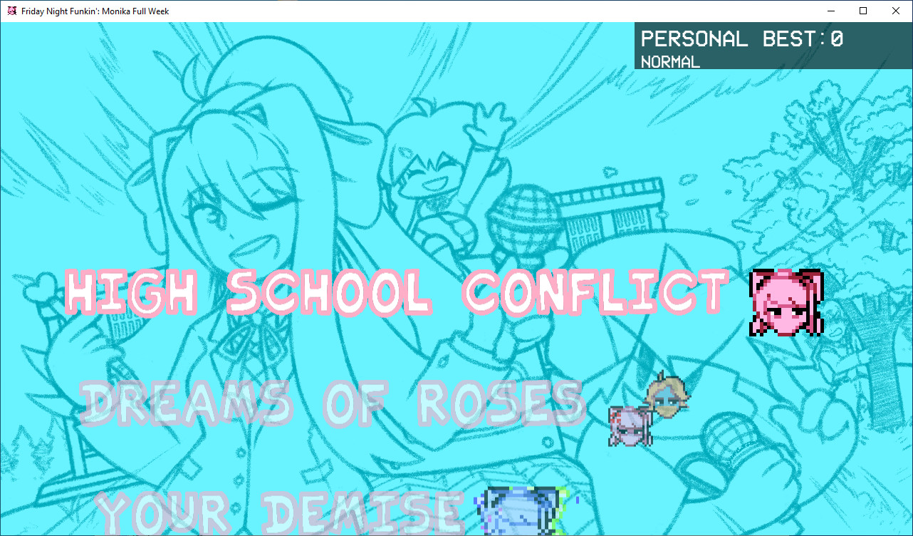 FNF Monika Full Week Remastered!!! Mod for Friday Night Funkin' | FNF Mods