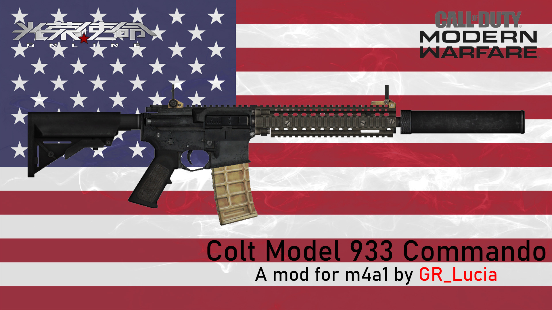 Colt Model 933 Commando on MW2019 Style Mod for Counter-Strike 1.6 ...