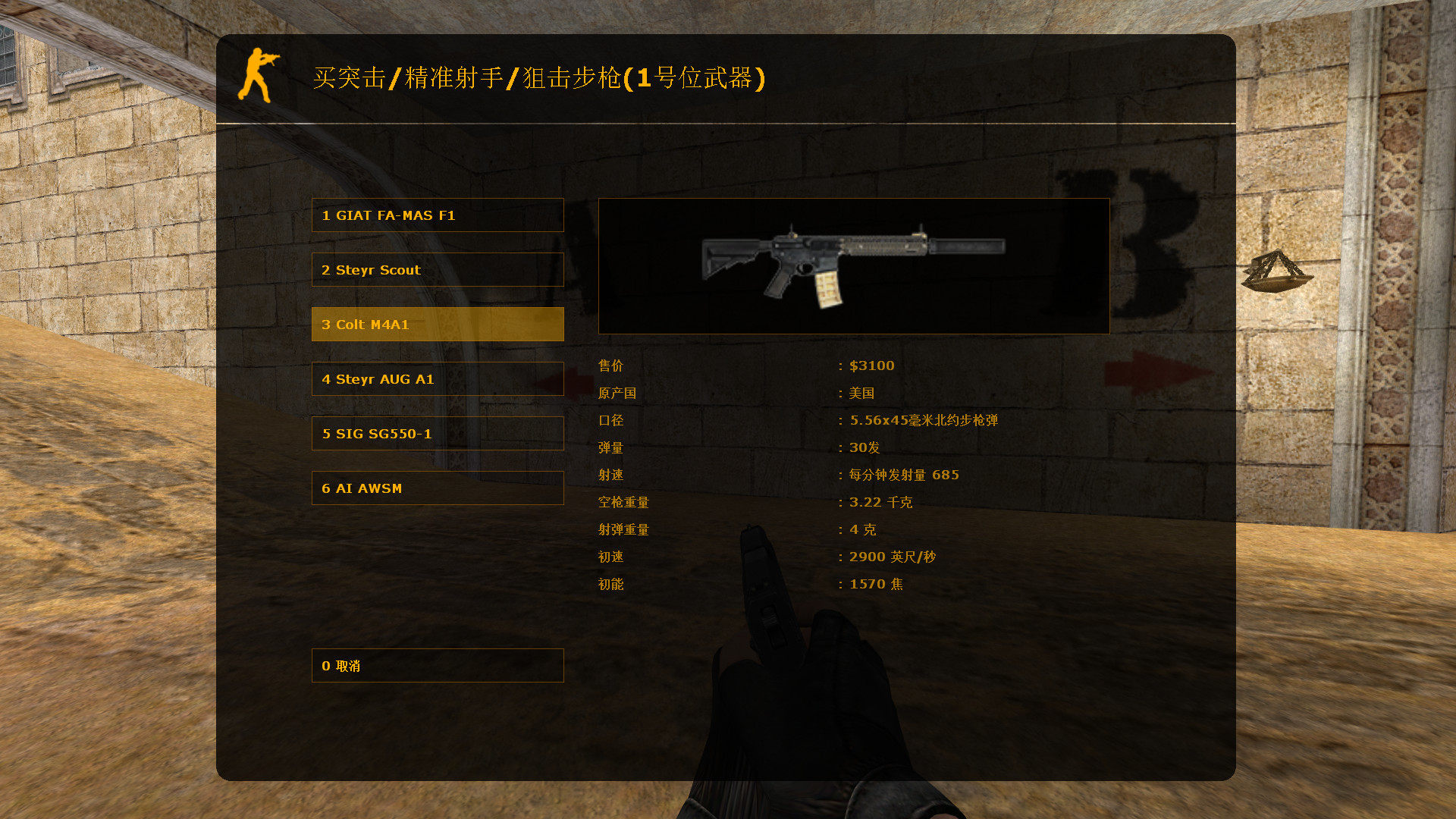 Colt Model 933 Commando on MW2019 Style Mod for Counter-Strike 1.6 ...