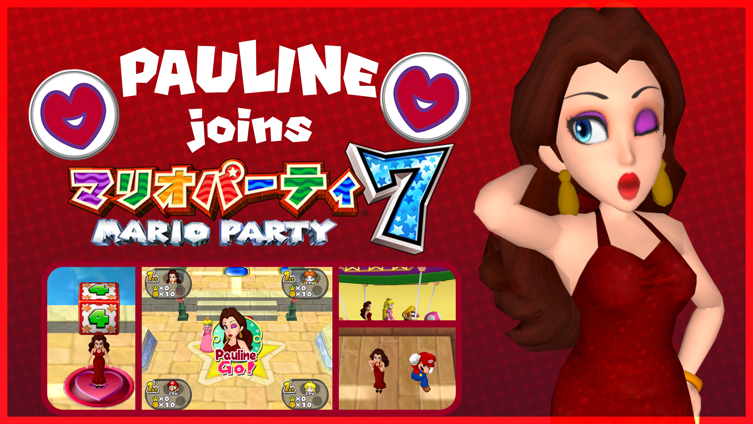 Pauline Mod for Mario Party 7 | MP7 Mods