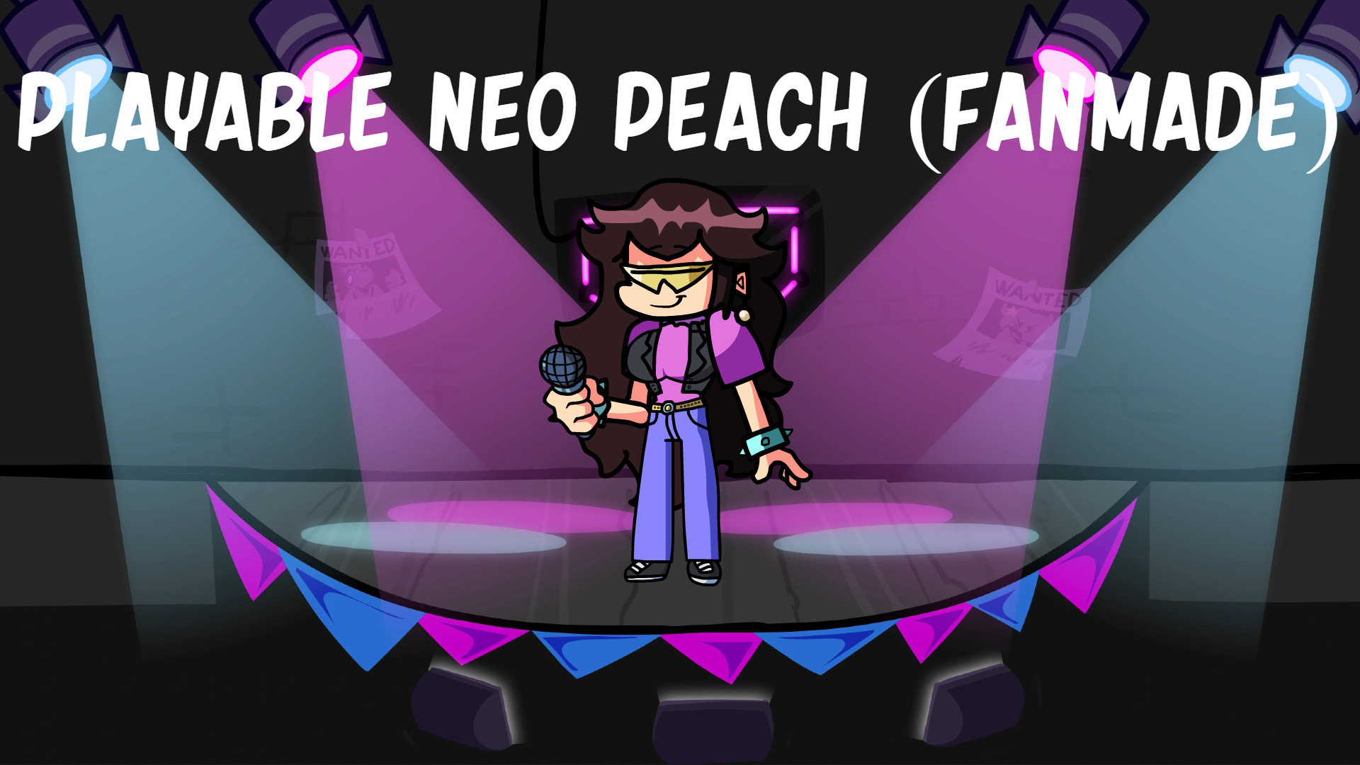 Playable Neo Peach (FanMade) + FLA Mod for Friday Night Funkin' | FNF Mods