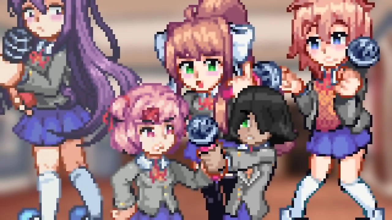 Eternal Meets The Doki's! Mod for Friday Night Funkin' | FNF Mods