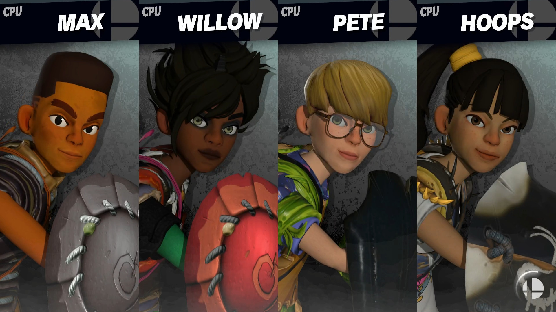 Max, Willow, Pete & Hoops (Grounded) Mod for Super Smash Bros. Ultimate | SSBU Mods