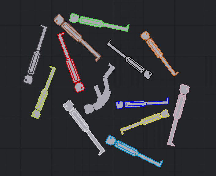 Human Contour Color Mod Mod for People Playground | PP Mods