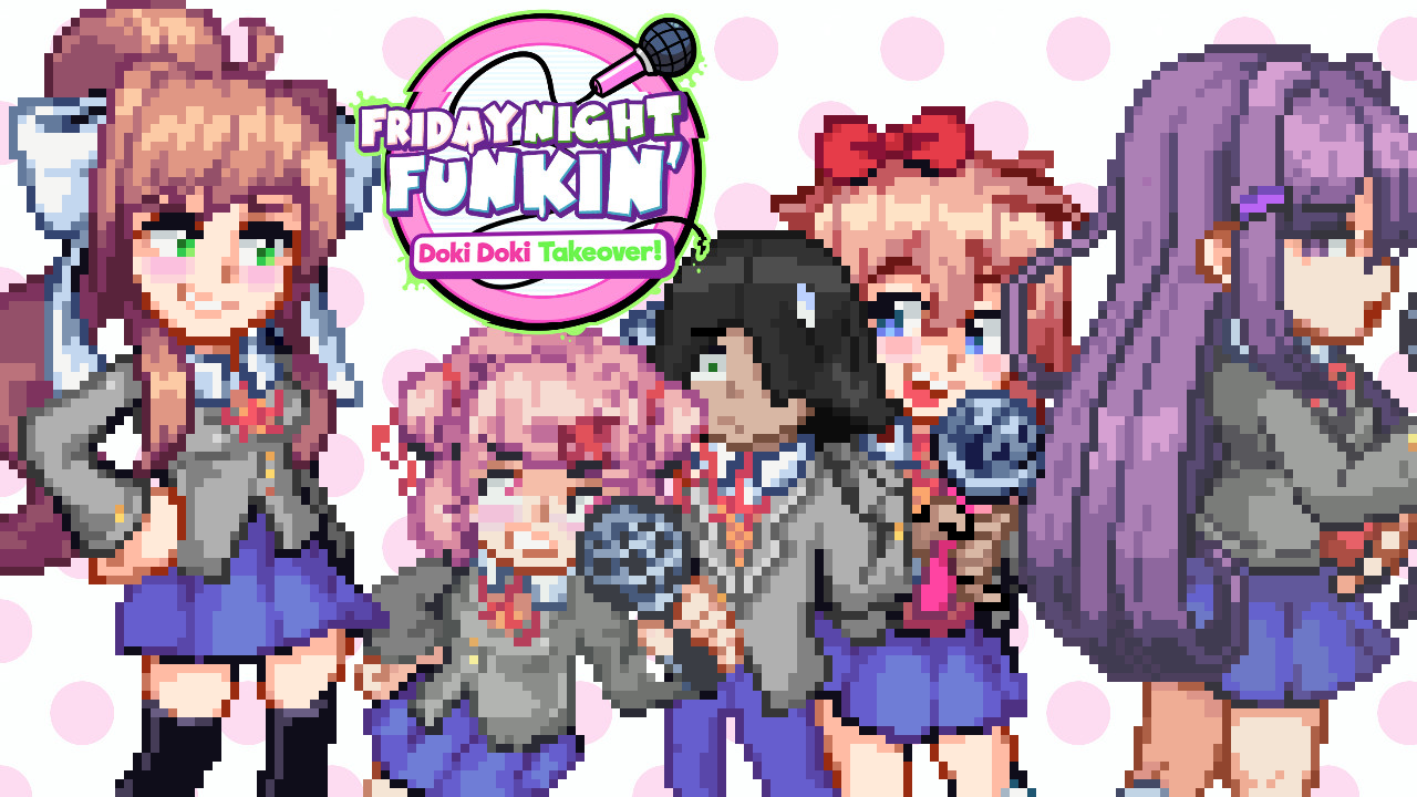 Eternal Meets The Doki's! Mod for Friday Night Funkin' | FNF Mods