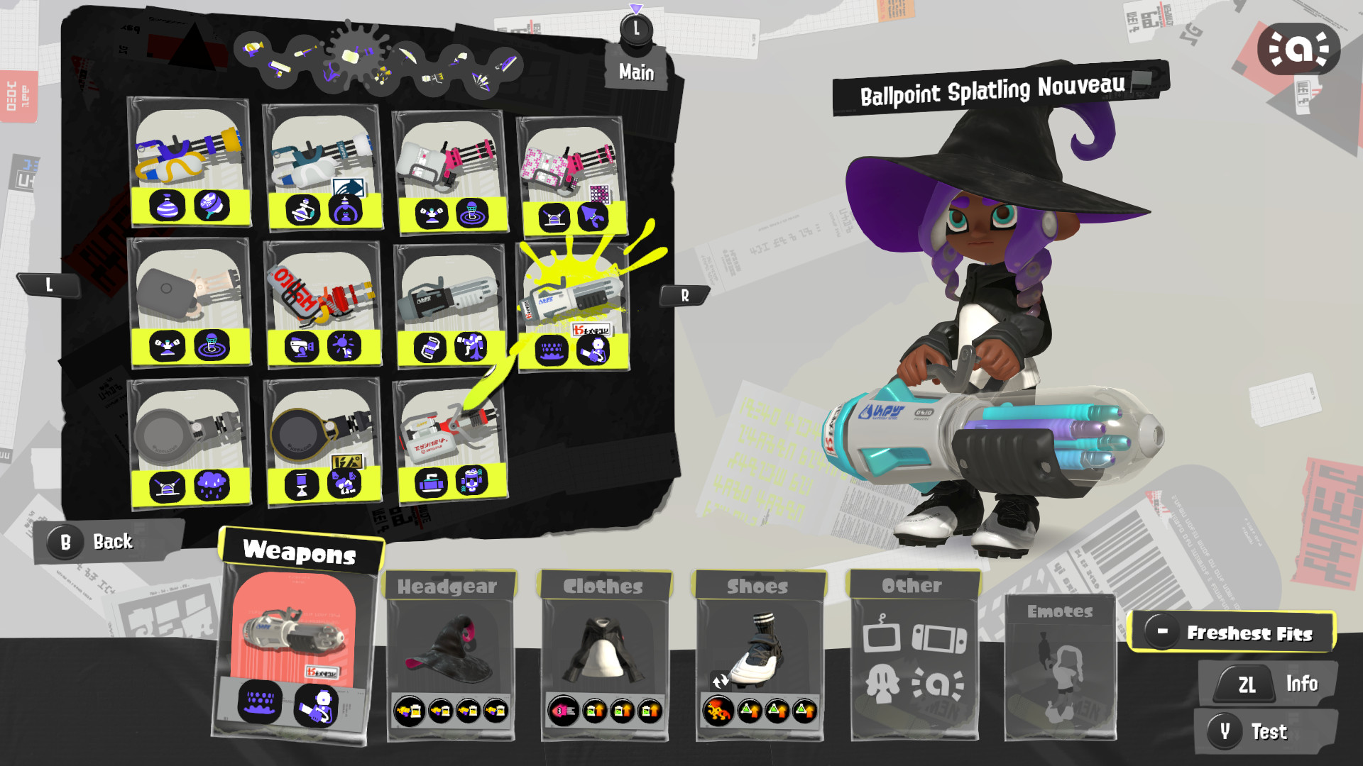 Pastel Ballpoint Splatling + Nouveau Mod for Splatoon 3 | Splatoon 3 Mods