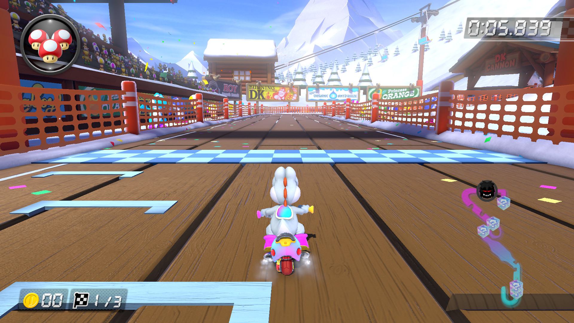 Neon Yoshi Shell Mod for Mario Kart 8 Deluxe | MK8D Mods
