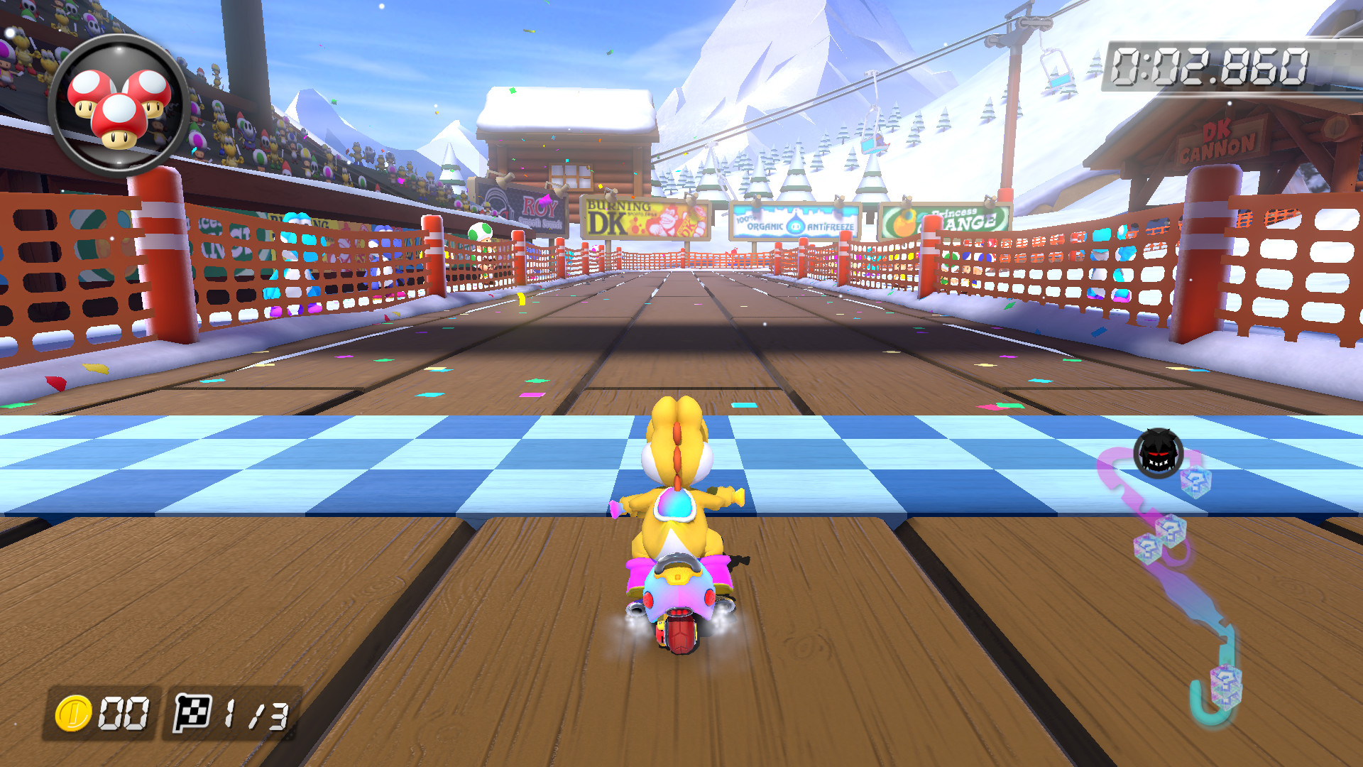 Neon Yoshi Shell Mod for Mario Kart 8 Deluxe | MK8D Mods