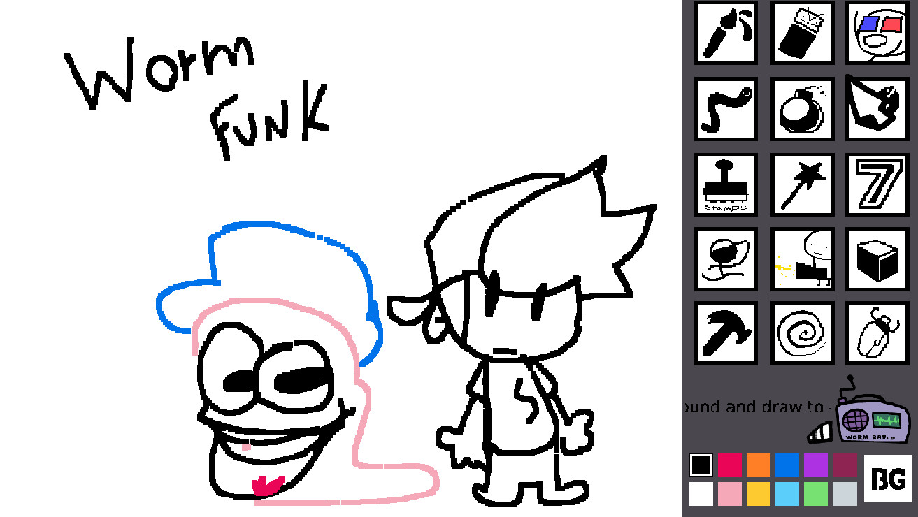 FNF: Worm Funk Mod for Friday Night Funkin' | FNF Mods