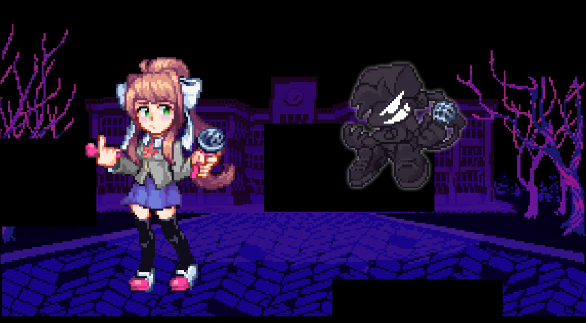 DDLC Corruption Ending Mod for Friday Night Funkin' | FNF Mods