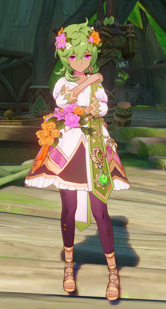 Tan edit for Festive Collei Mod for Genshin Impact | GI Mods