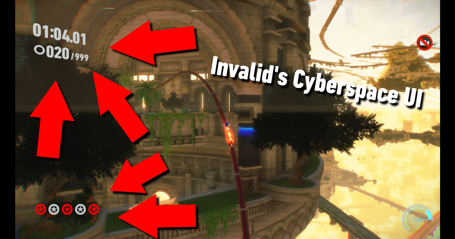 Invalid's Cyberspace UI Mod for Sonic Frontiers | Frontiers Mods