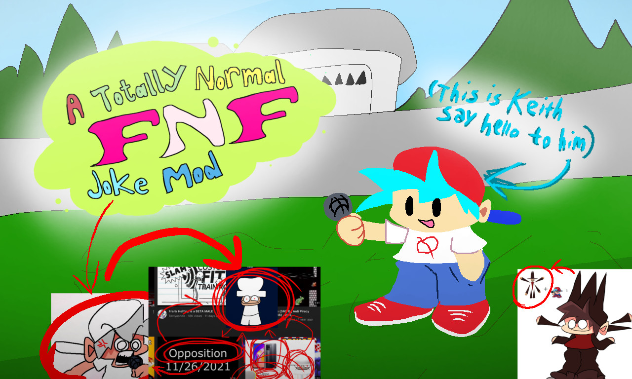 A Totally Normal FNF Joke Mod Mod for Friday Night Funkin' | FNF Mods