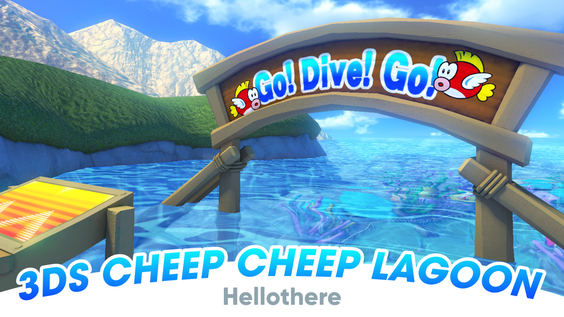 3DS Cheep Cheep Lagoon Mod for Mario Kart 8 Deluxe | MK8D Mods