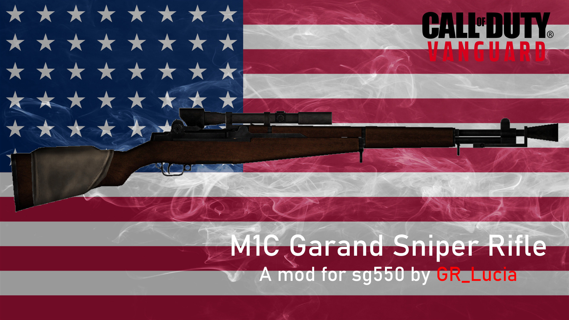 M1C Garand Sniper Rifle on COD18 Animation Mod for Counter-Strike 1.6 | CS1.6 Mods