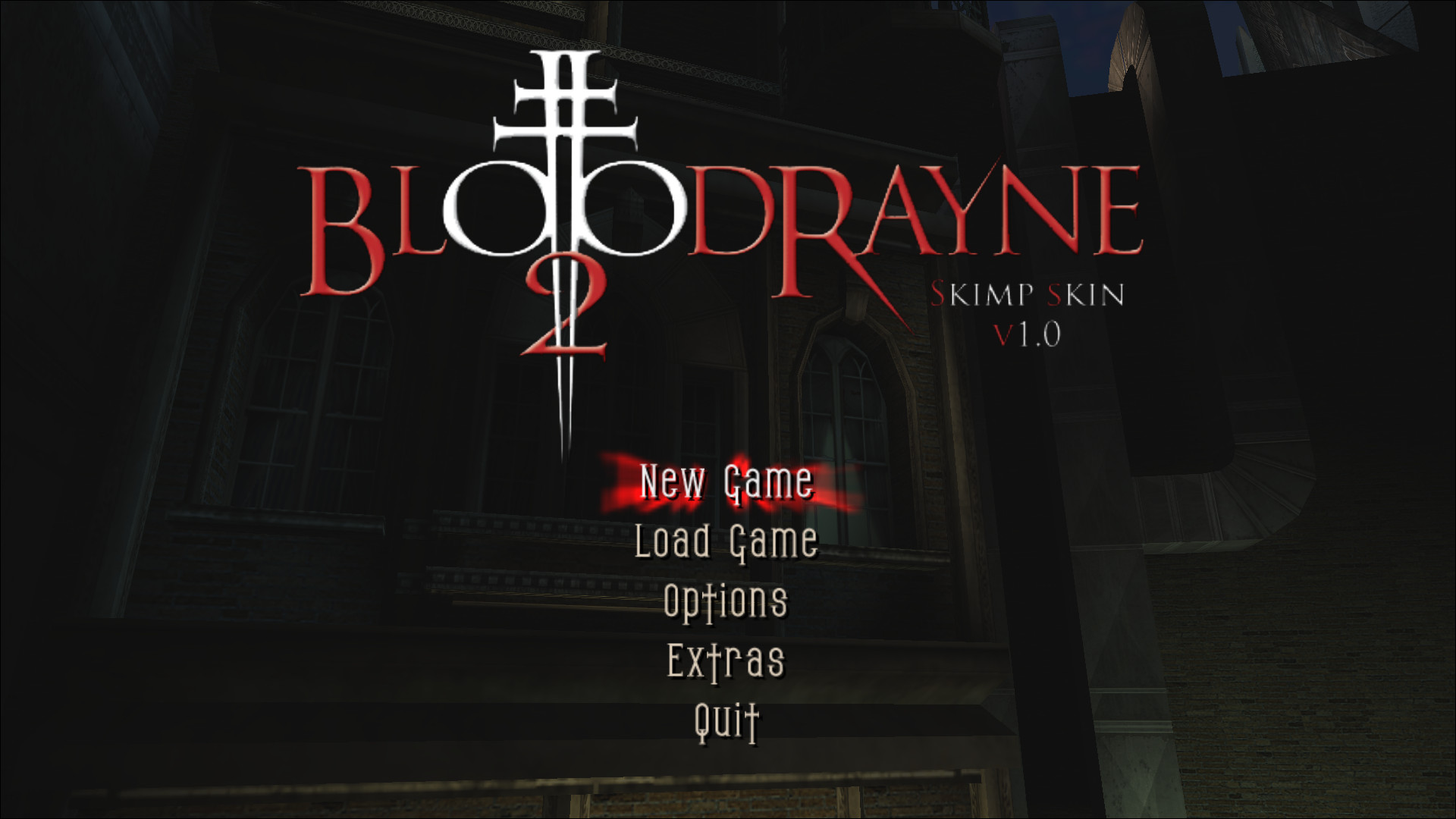 Skimp Skin Menu Logo Mod for BloodRayne 2 | BR2 Mods