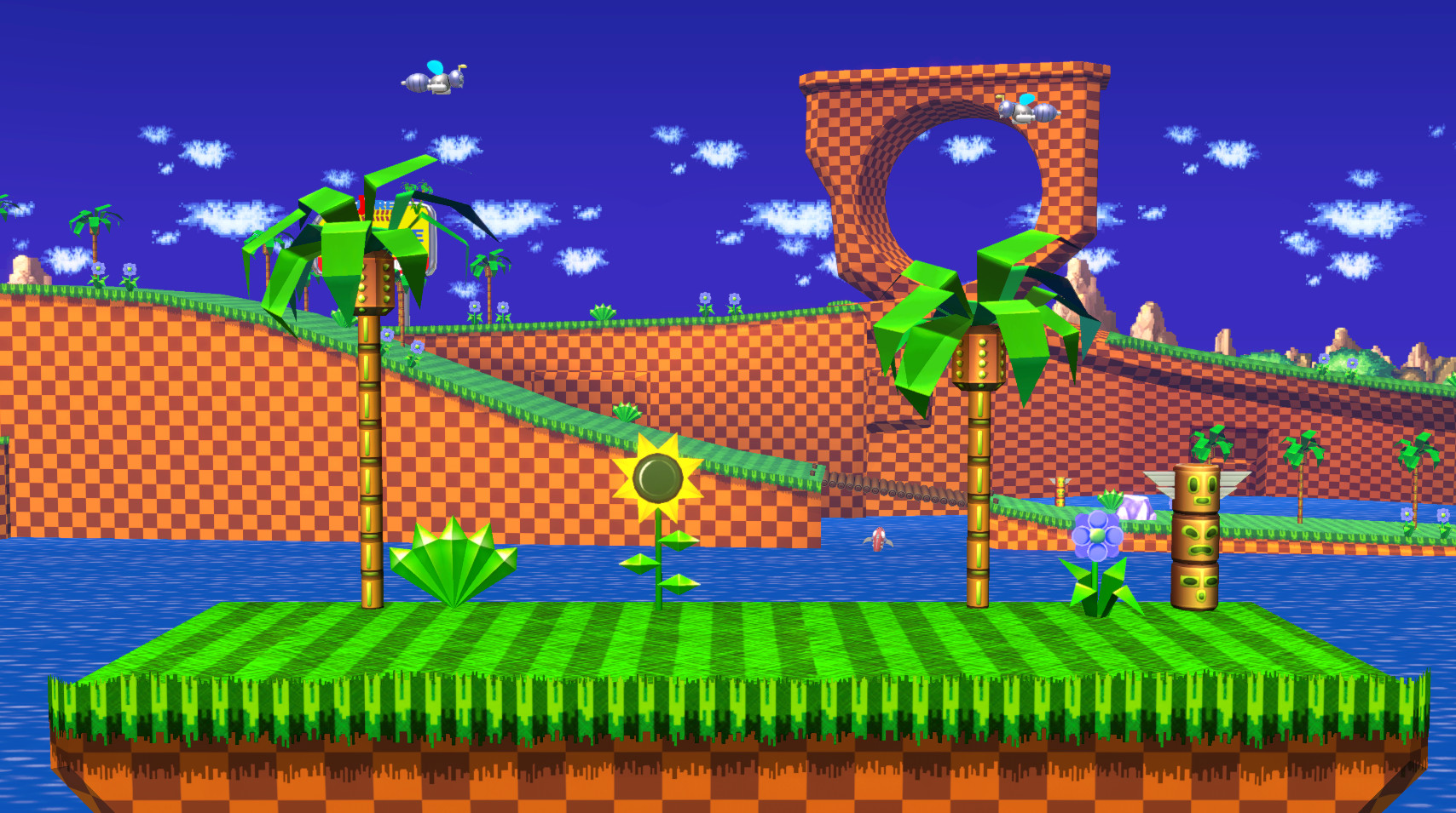 Green Hill: Version Sol Mod for Super Smash Bros. Ultimate | SSBU Mods