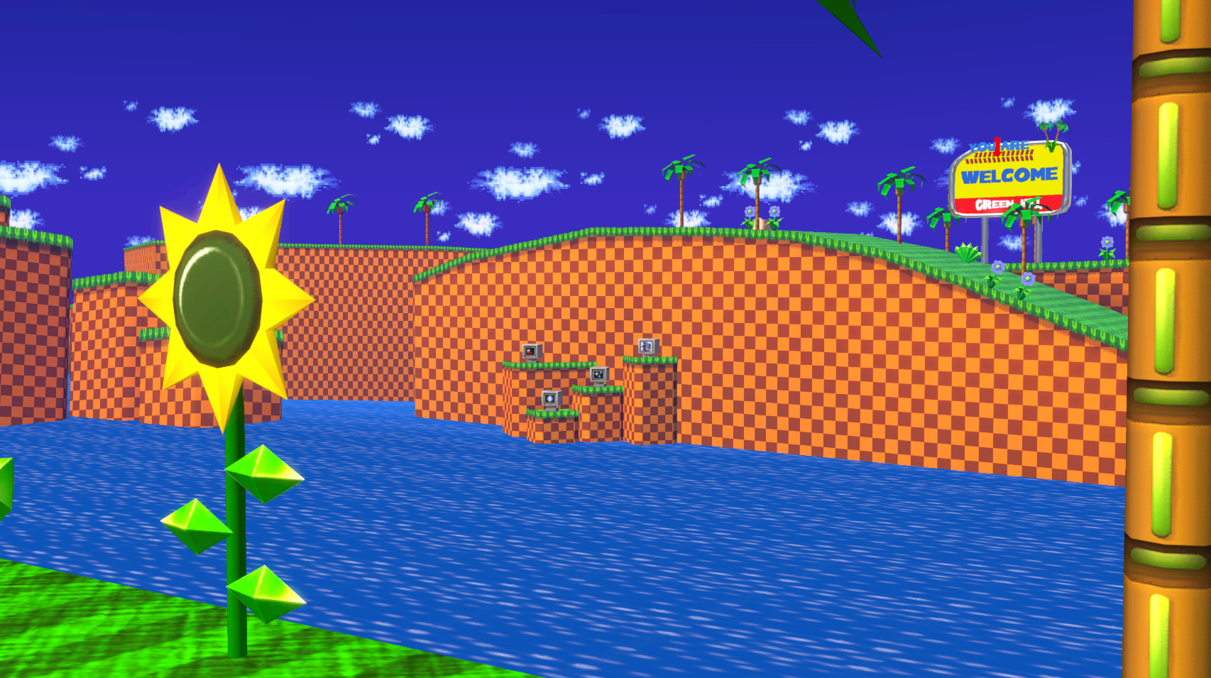 Green Hill: Version Sol Mod for Super Smash Bros. Ultimate | SSBU Mods