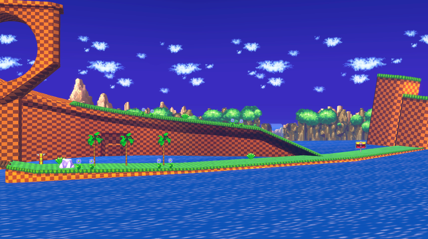 Green Hill: Version Sol Mod for Super Smash Bros. Ultimate | SSBU Mods