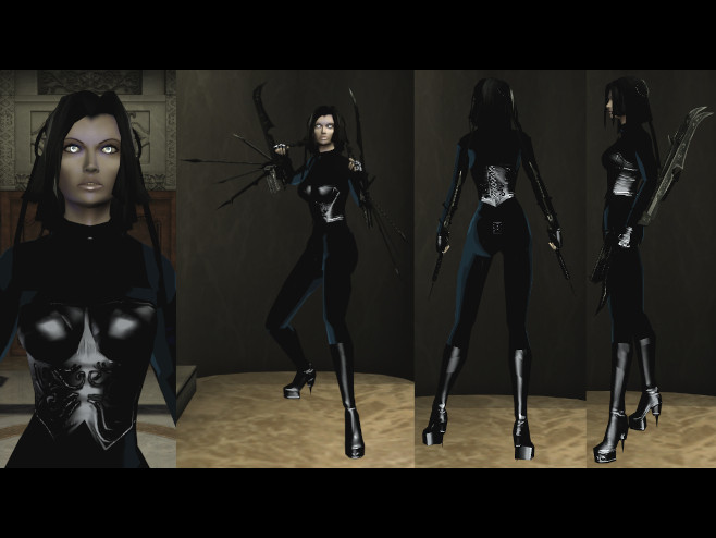 Underworld Selene Eyes Blue Mod for BloodRayne 2 | BR2 Mods