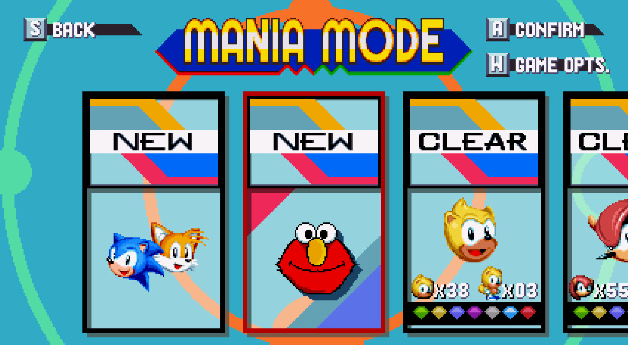 Elmo Mania Plus/The Muppets Discovery Mod for Sonic Mania | SM Mods