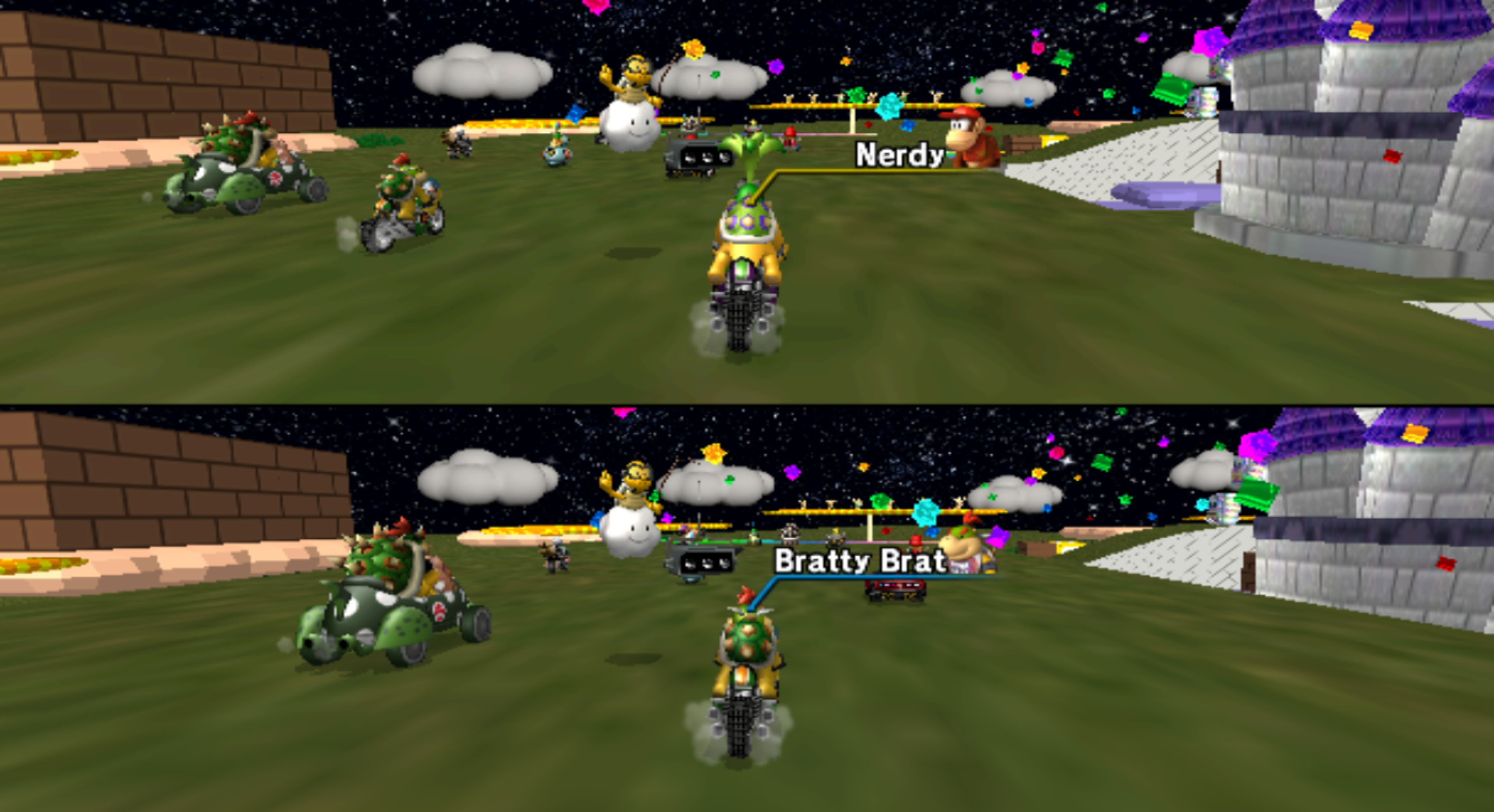 SNES Rainbow Clouds Mod for Mario Kart Wii | MKWii Mods