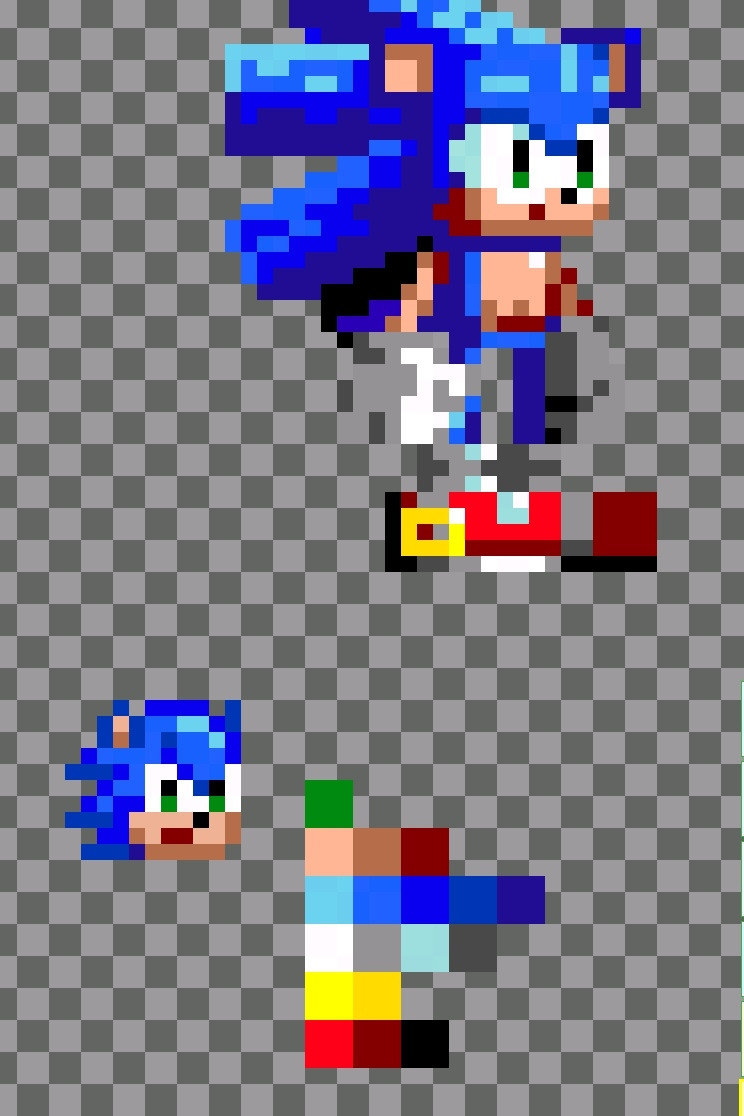 Minecraft Sonic in Sonic 3 A.I.R. Mod for Sonic 3 A.I.R. | S3AIR Mods