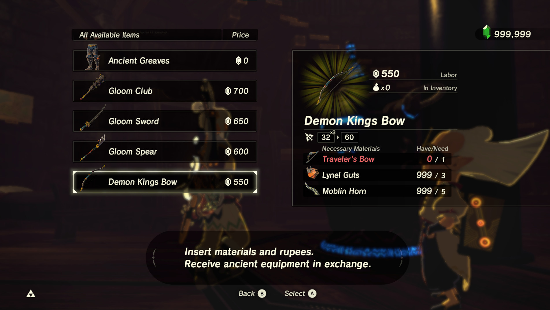 Gloom Weapons Pack Mod for The Legend of Zelda: Breath of the Wild ...